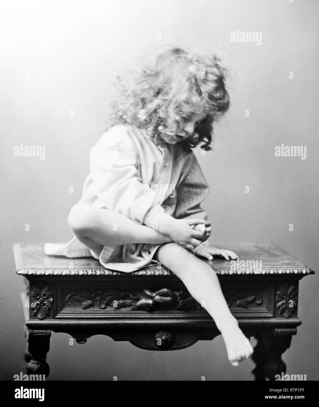 Child study, Victorian period Stock Photo - Alamy