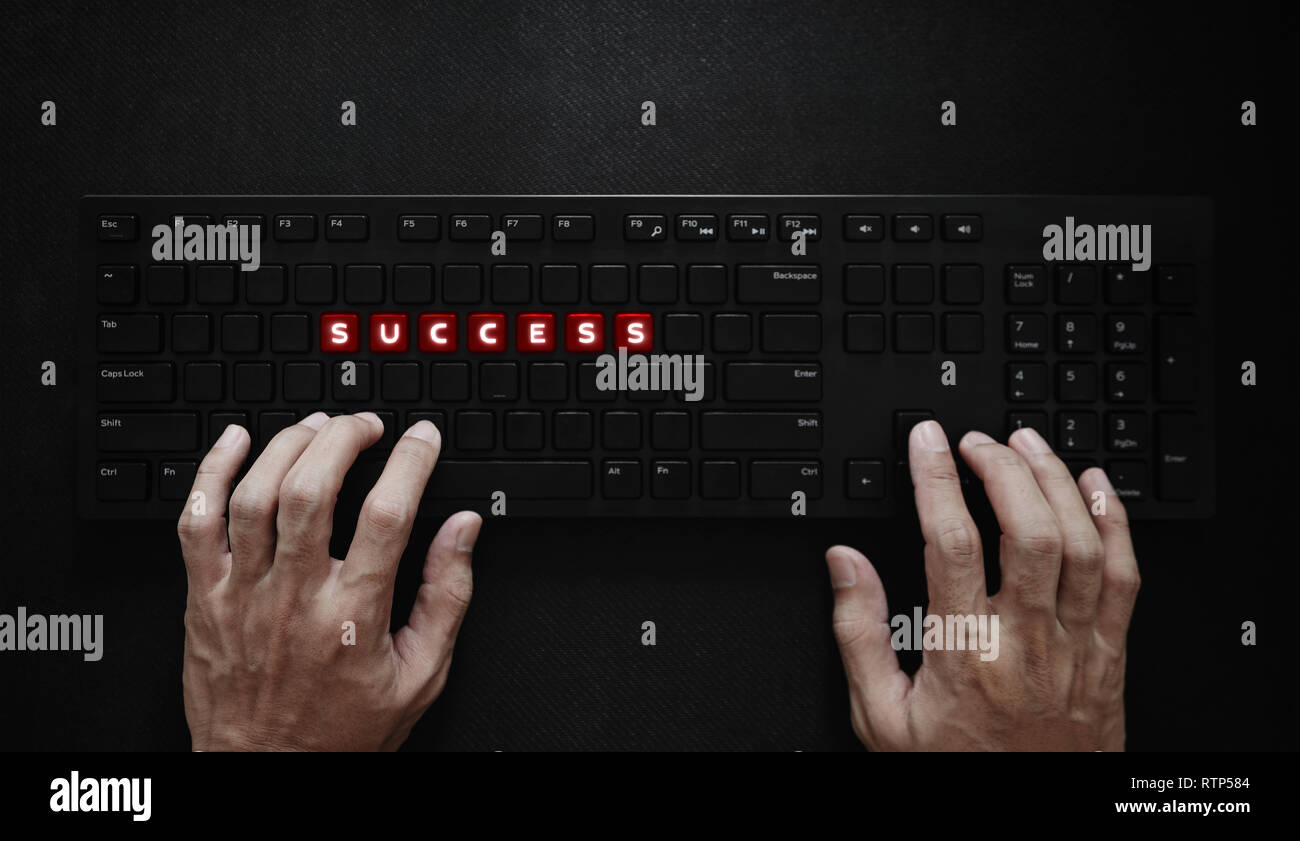 Hand typing hi-res stock photography and images - Alamy