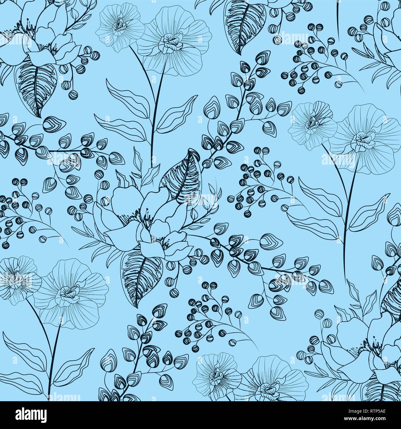 Floral spring background Stock Vector Image & Art - Alamy