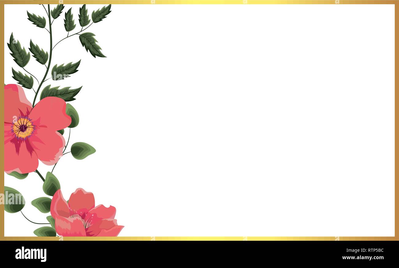 Spring floral frame Stock Vector Image & Art - Alamy