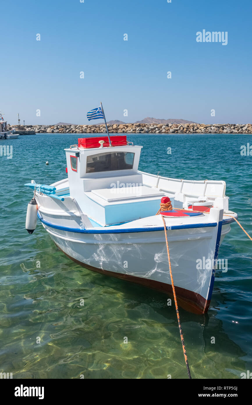 Cyclades fishing boat hi-res stock photography and images - Alamy