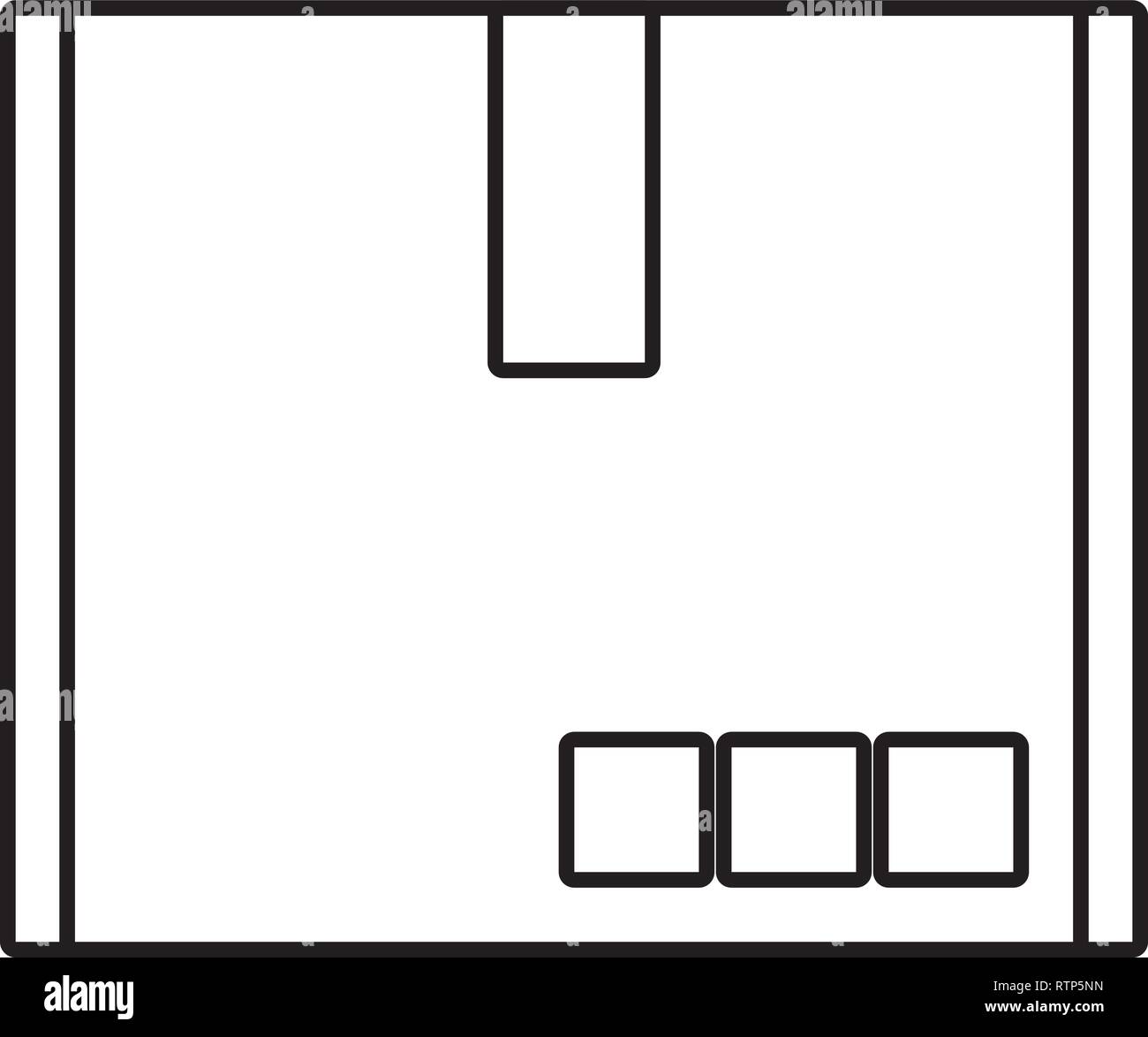 paperboard box cartoon Stock Vector Image & Art - Alamy