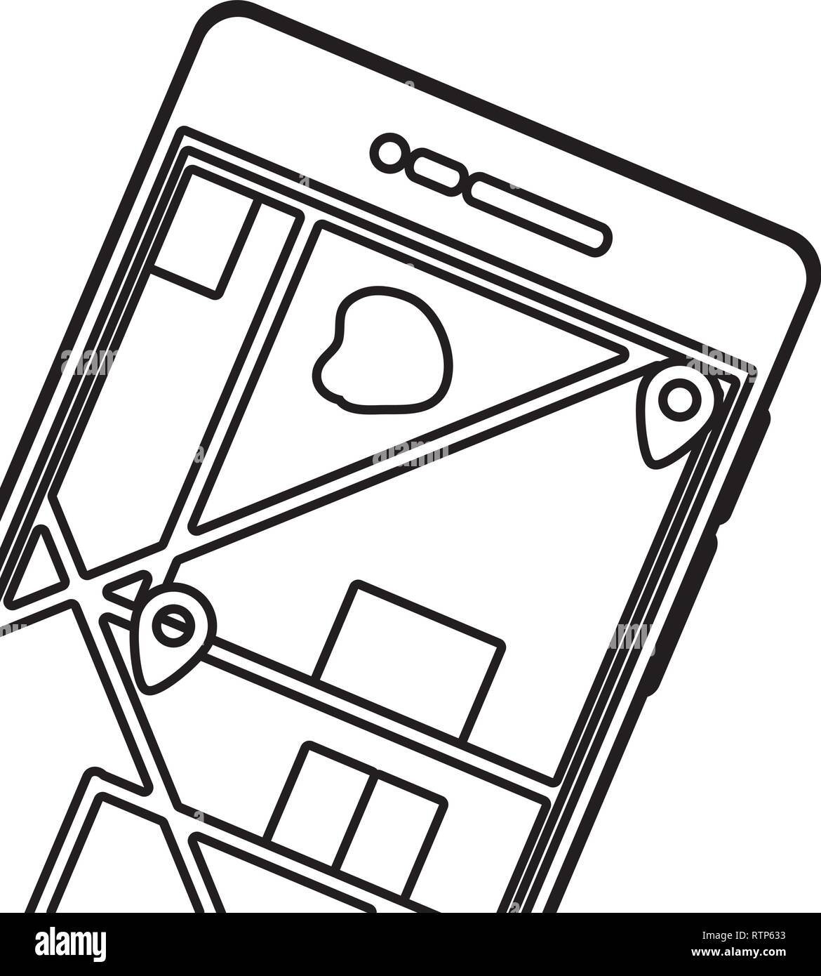 technology smartphone cartoon Stock Vector Image & Art - Alamy