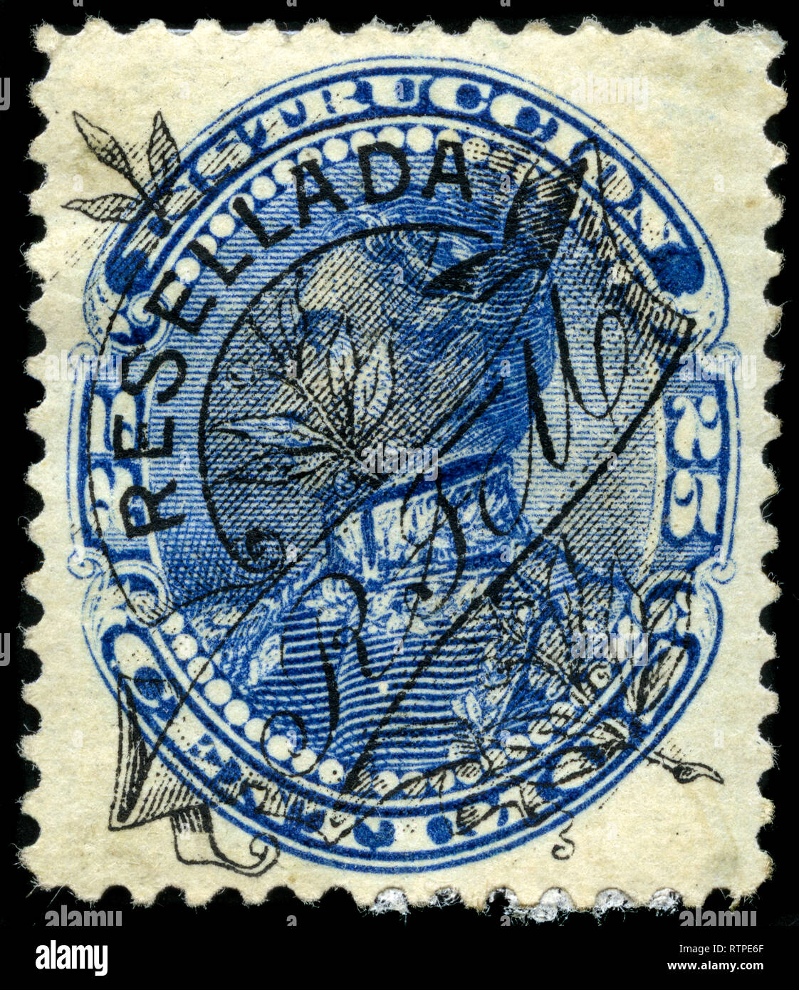 Postage stamp from Venezuela in the Instruccion series issued in 1900 ...
