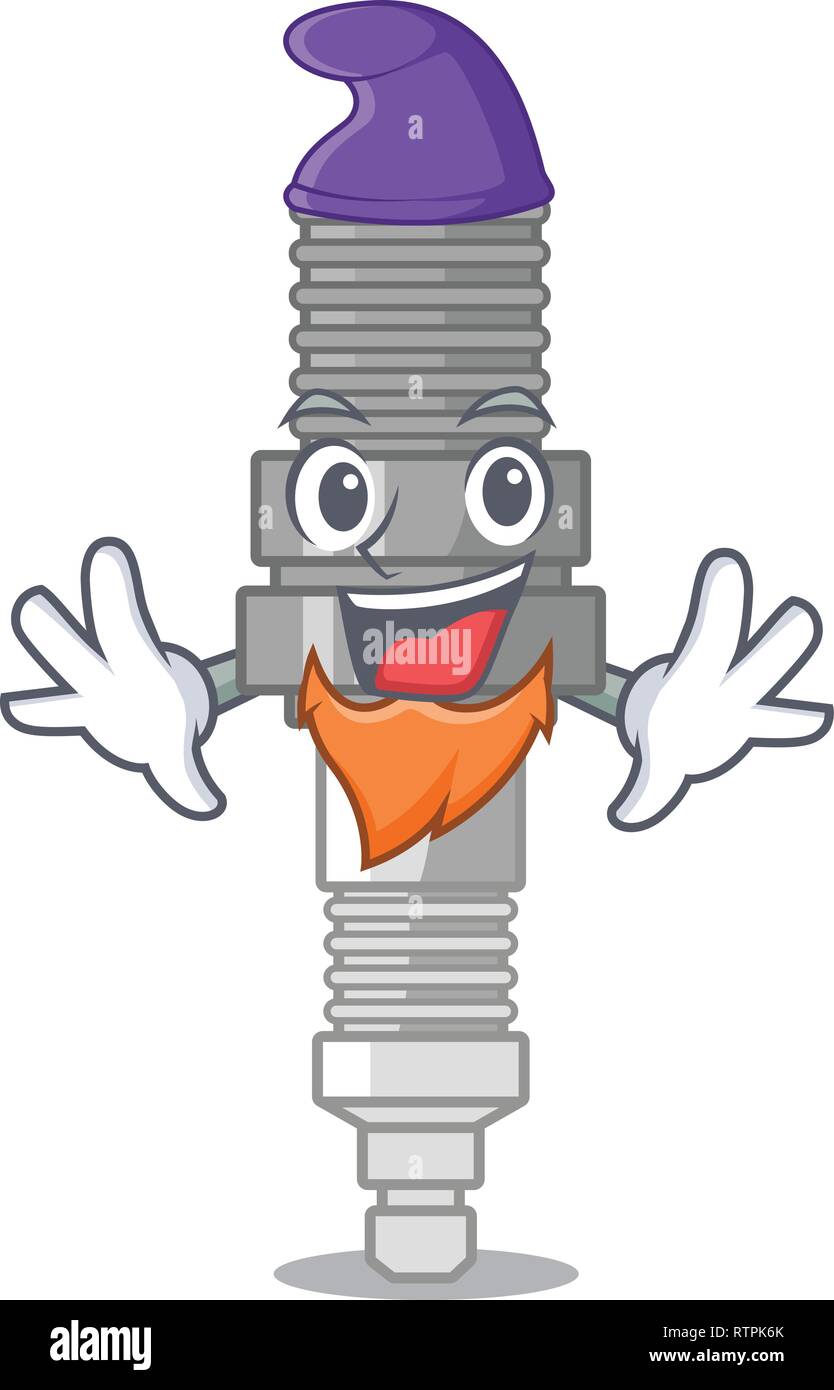 Elf spark plug in the character shape Stock Vector Image & Art - Alamy