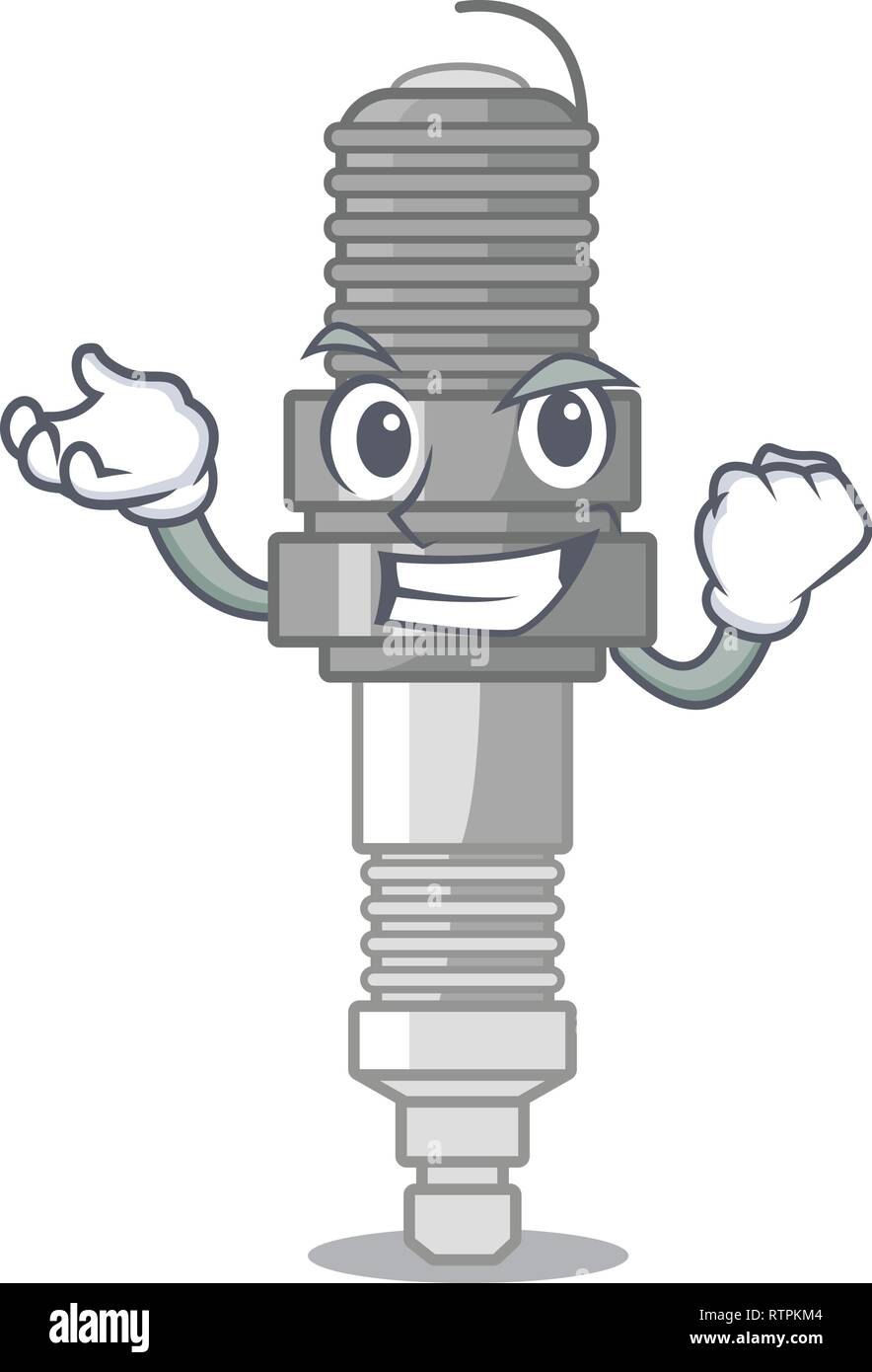 Successful spark plug in a cartoon box Stock Vector Image & Art - Alamy