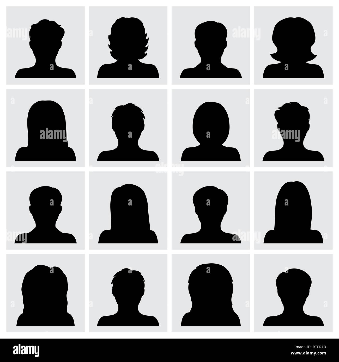 Flat people set website Cut Out Stock Images & Pictures - Alamy