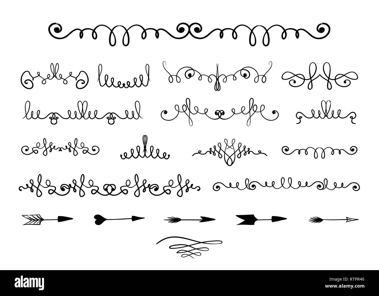 Decorative scroll Cut Out Stock Images & Pictures - Alamy