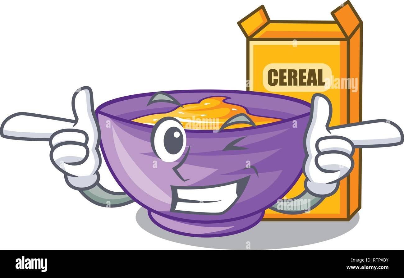 Wink Cereal Box In The Character Fridge Stock Vector Image And Art Alamy