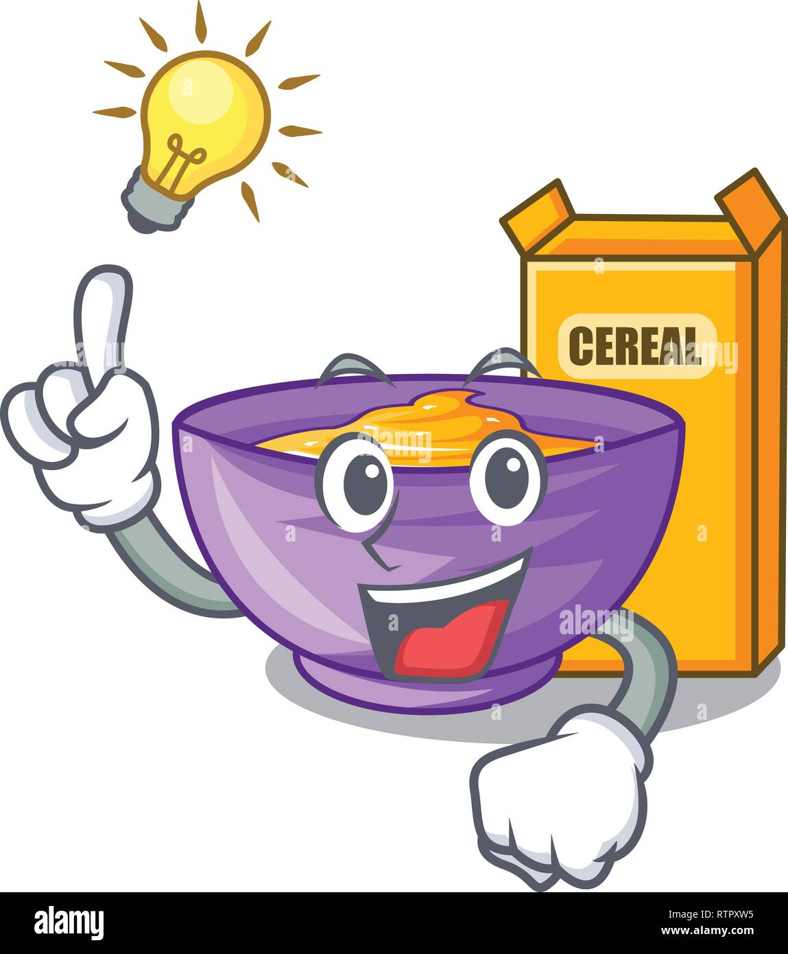 Have an idea cereal box isolated with the cartoons Stock Vector Image ...