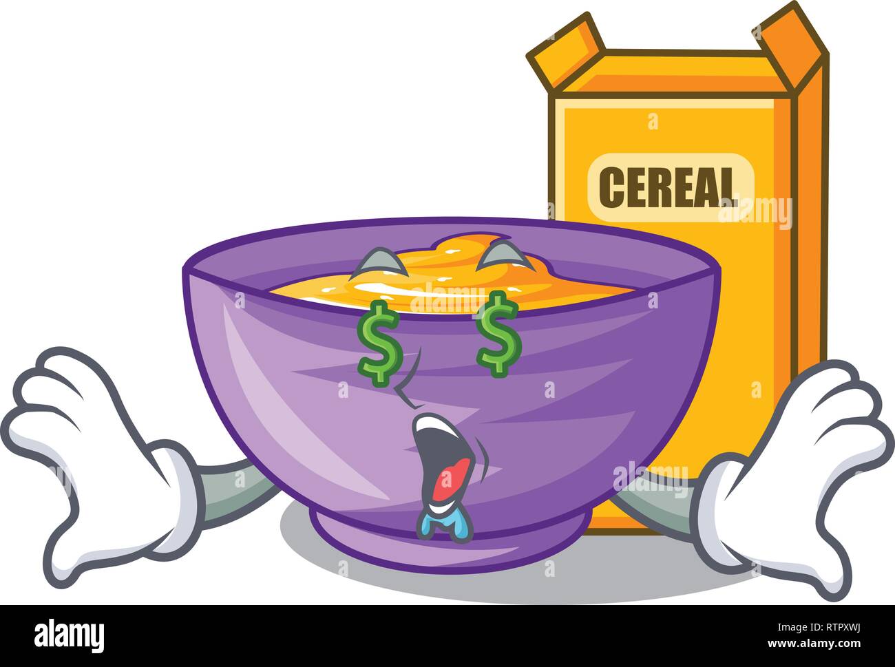 Cereal Box Generic Stock Vector Images Alamy