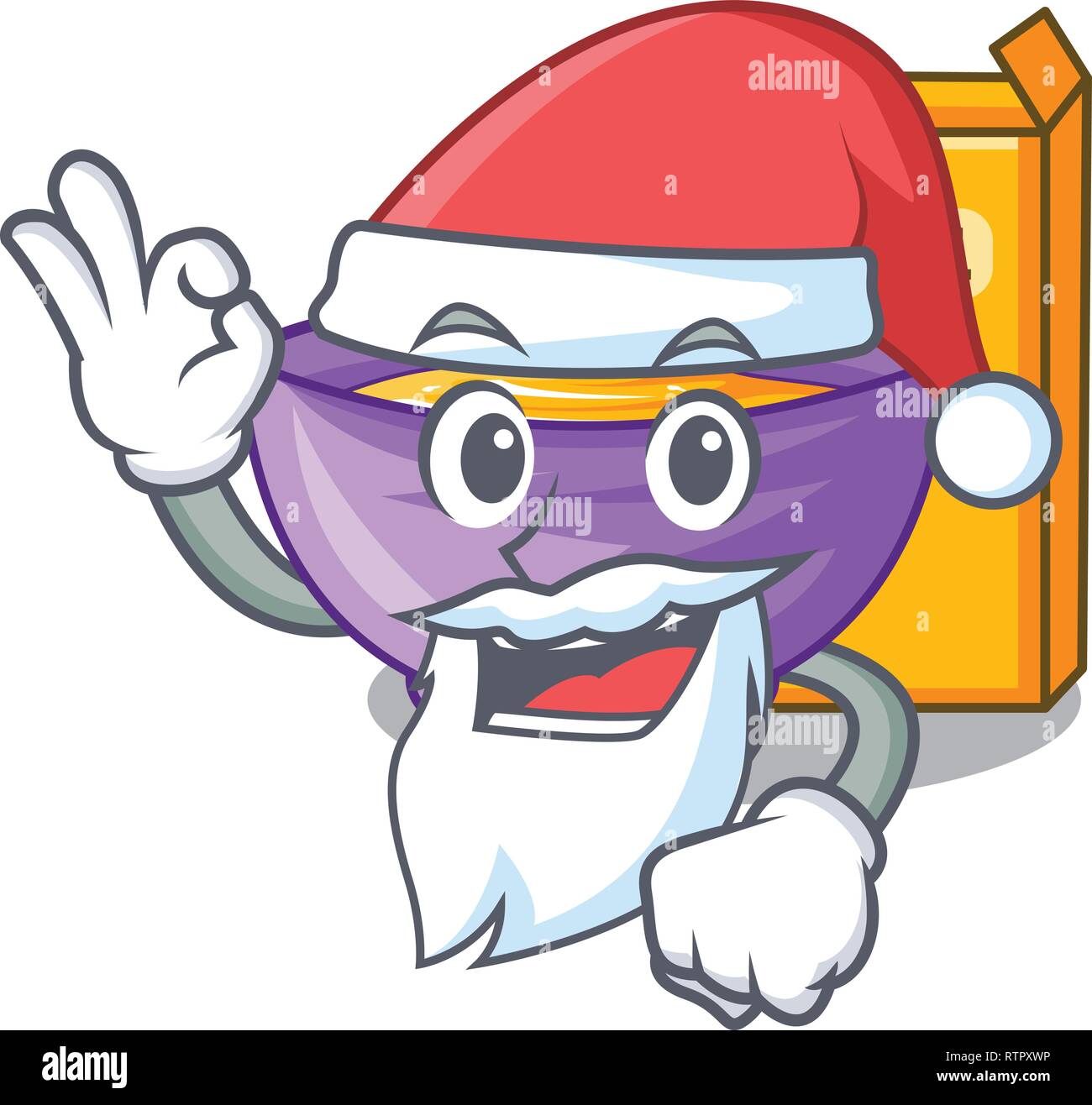 Santa Cereal Box Isolated With The Cartoons Stock Vector Image And Art