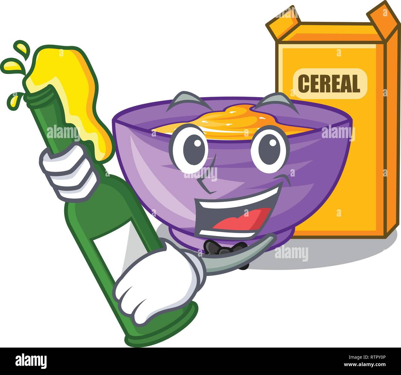 Generic Cereal Box Clipart
