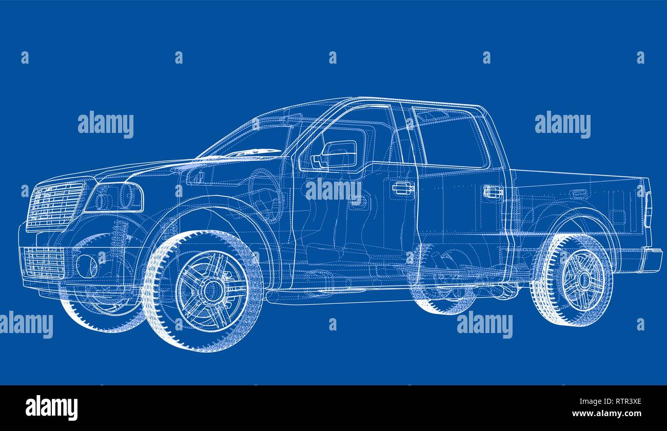 Vector car silhouettes. Rendering of 3d Stock Vector Image & Art - Alamy