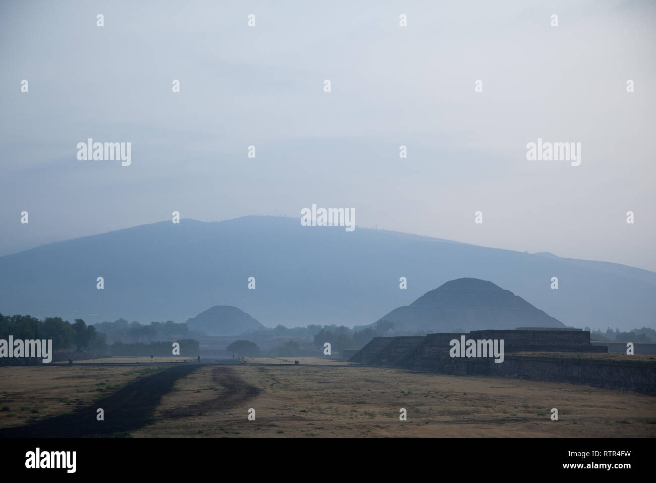 Pyramids at Teotihuacan near Mexico city, Mexico Stock Photo - Alamy