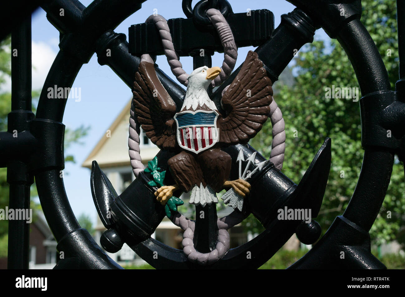 The Memorial Gate at the Rutheford B. Hayes Museum and Library at ...