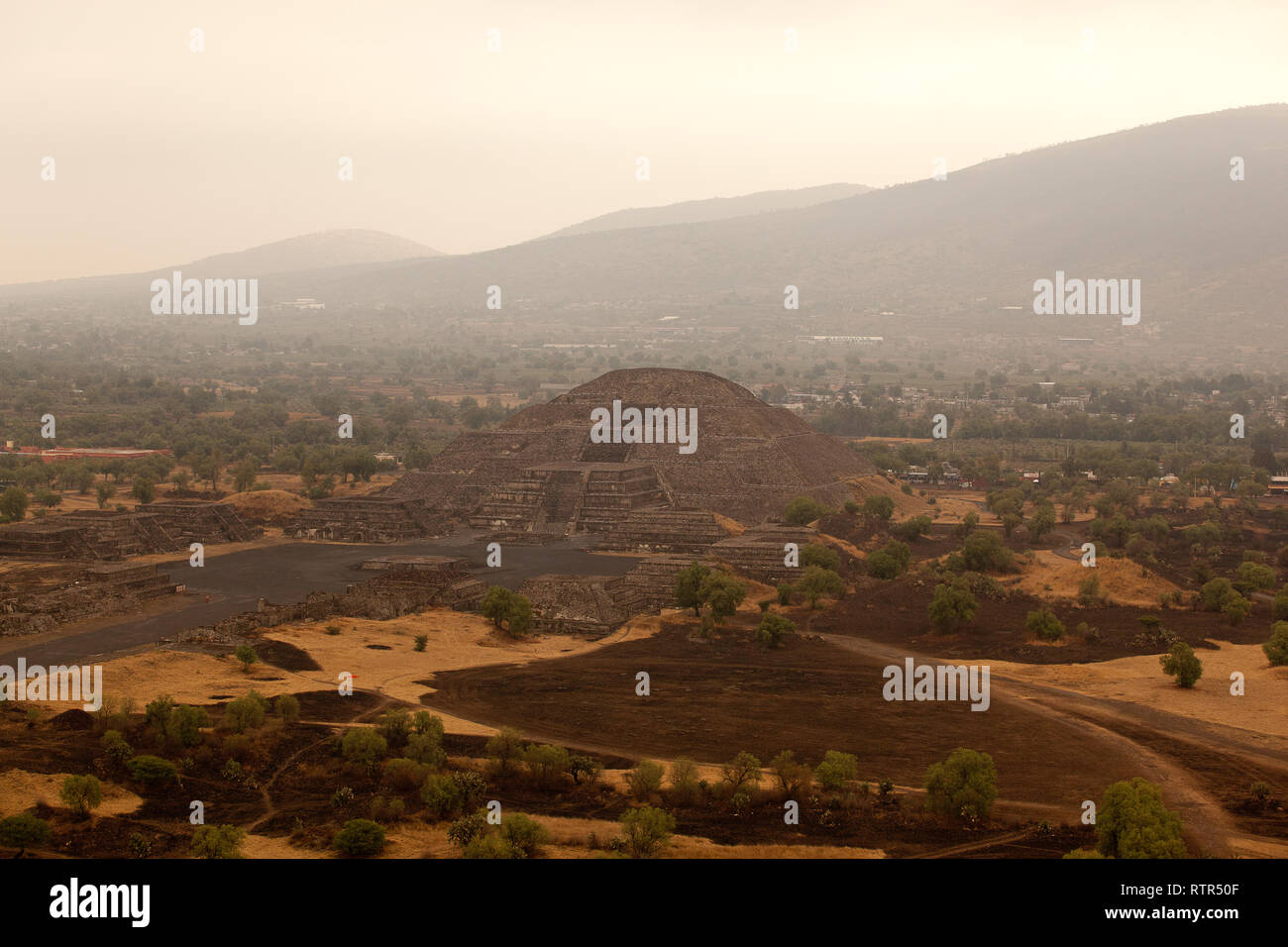 Pyramids at Teotihuacan near Mexico city, Mexico Stock Photo - Alamy