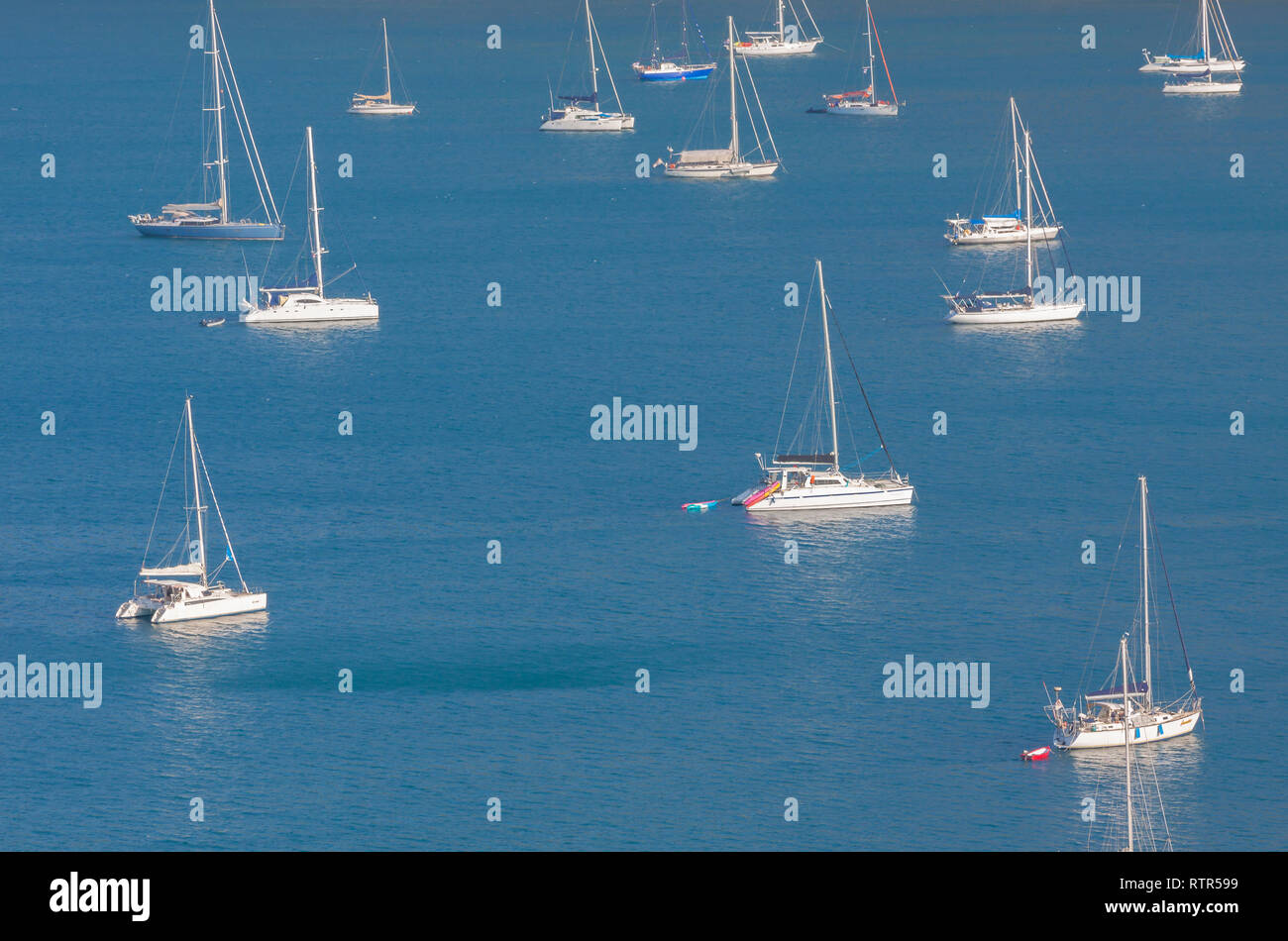 Group yacht sailing Stock Photo - Alamy