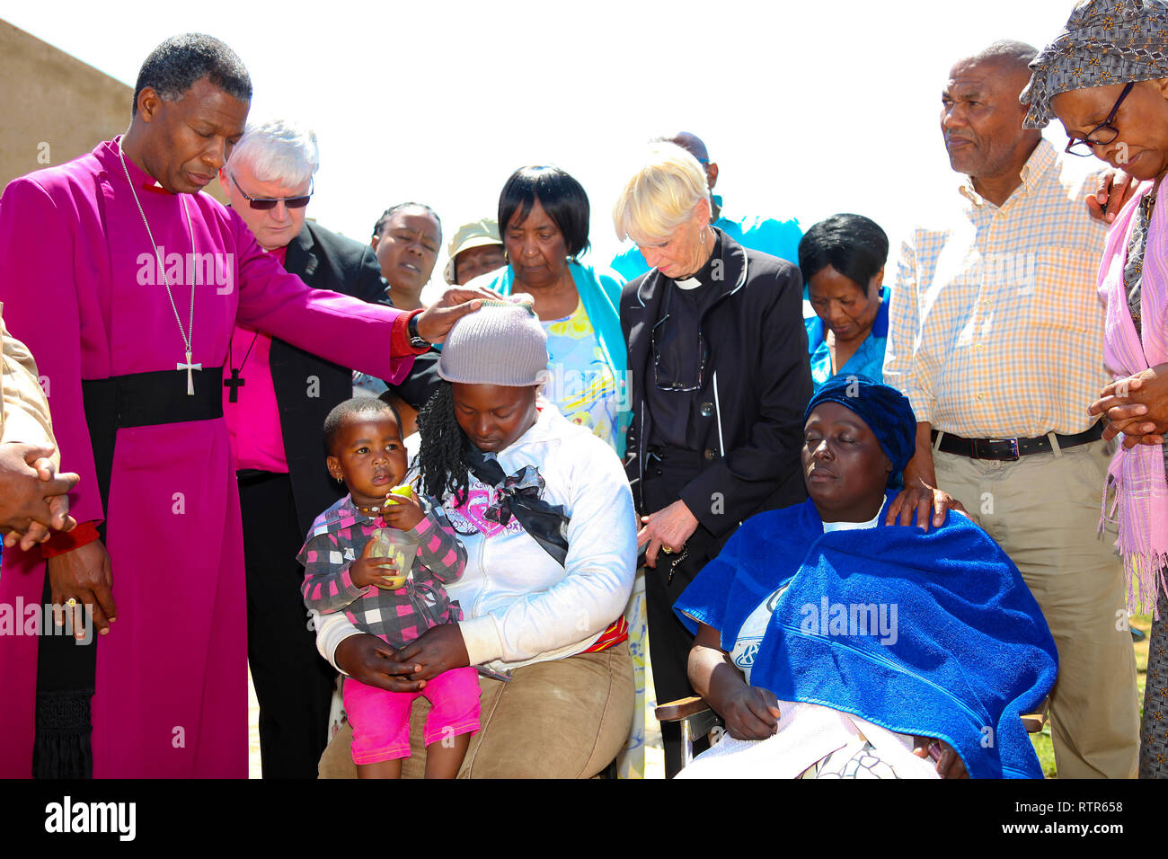 Johannesburg, South Africa - October 04 2011: Archbishop Priest Praying ...