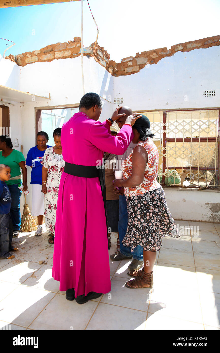 Johannesburg, South Africa - October 04 2011: Archbishop Priest Praying ...