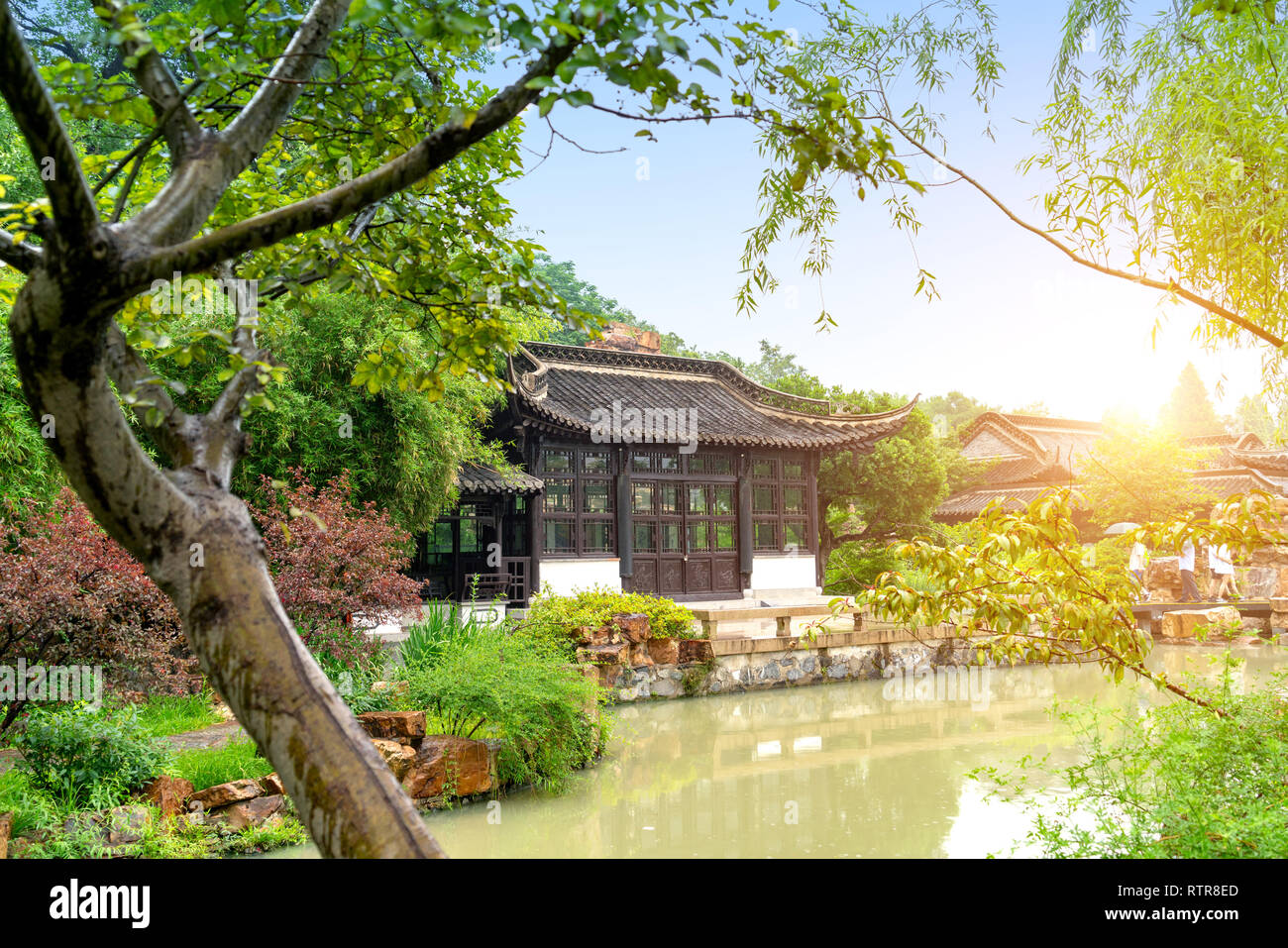 Classical courtyard, Yangzhou, China Stock Photo - Alamy