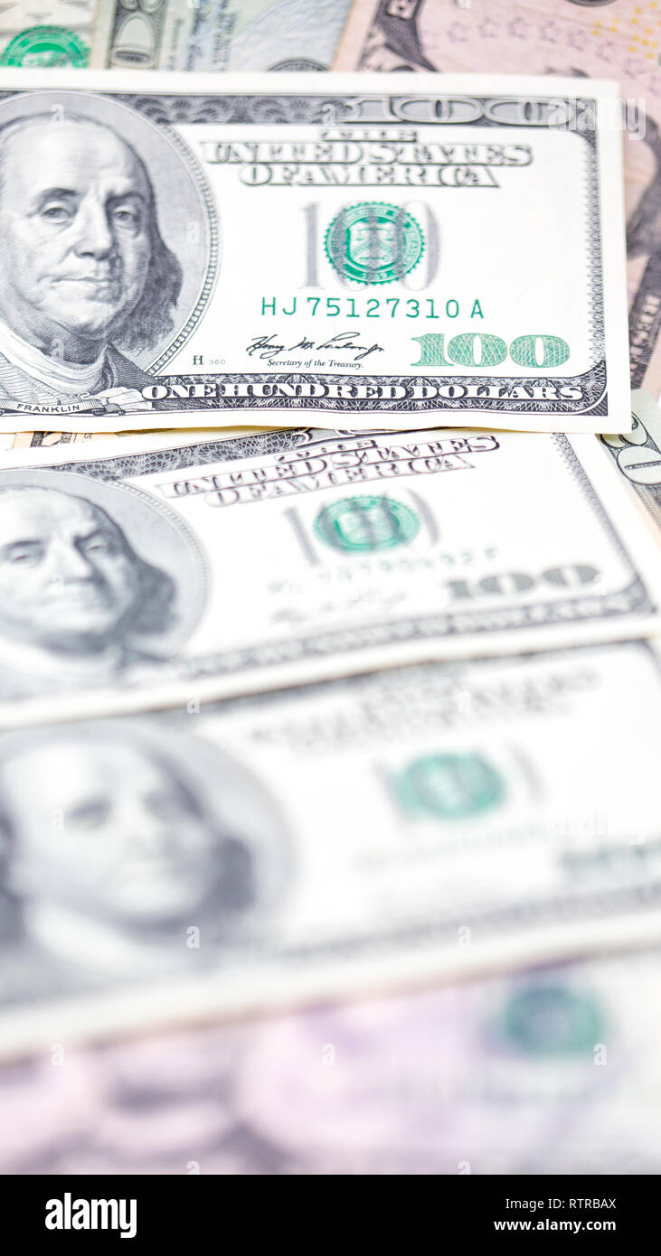blurred dollar money background like concept of success prosperity and ...