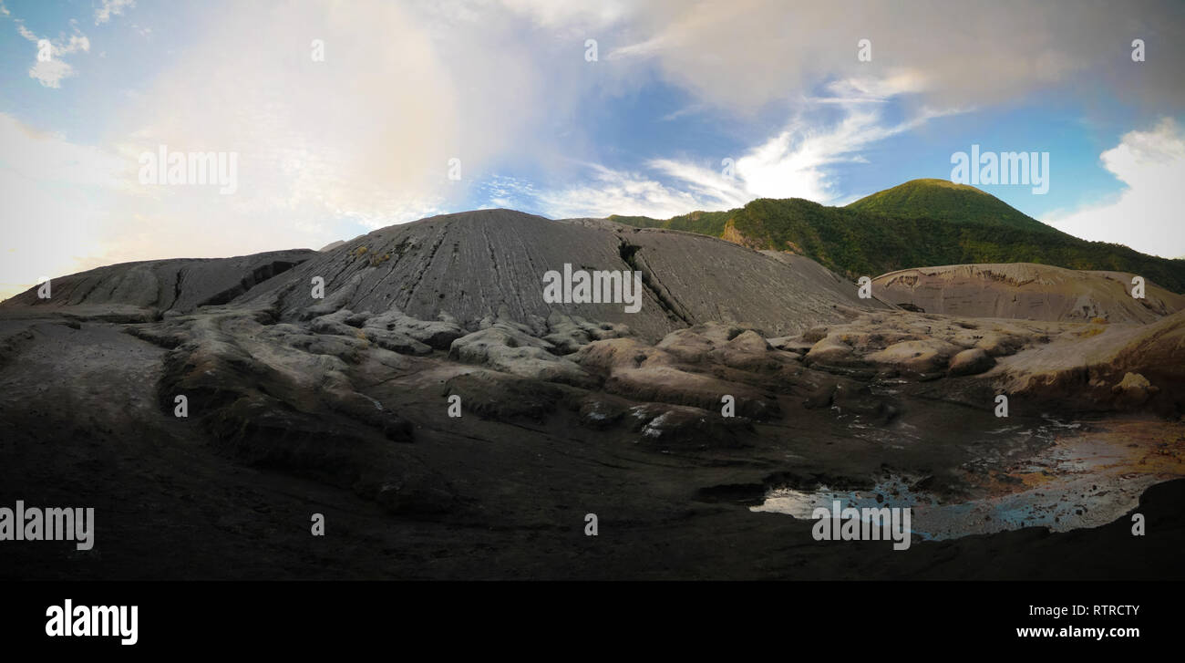 Eruption of Tavurvur volcano at Rabaul in New Britain island, Papua New ...