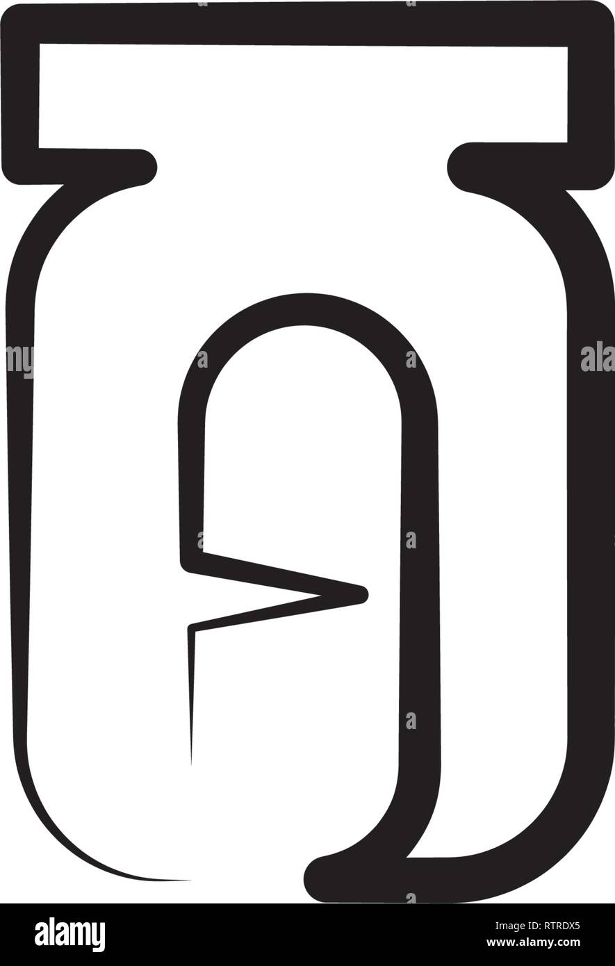 Vector design bottle pill Stock Vector Images - Alamy