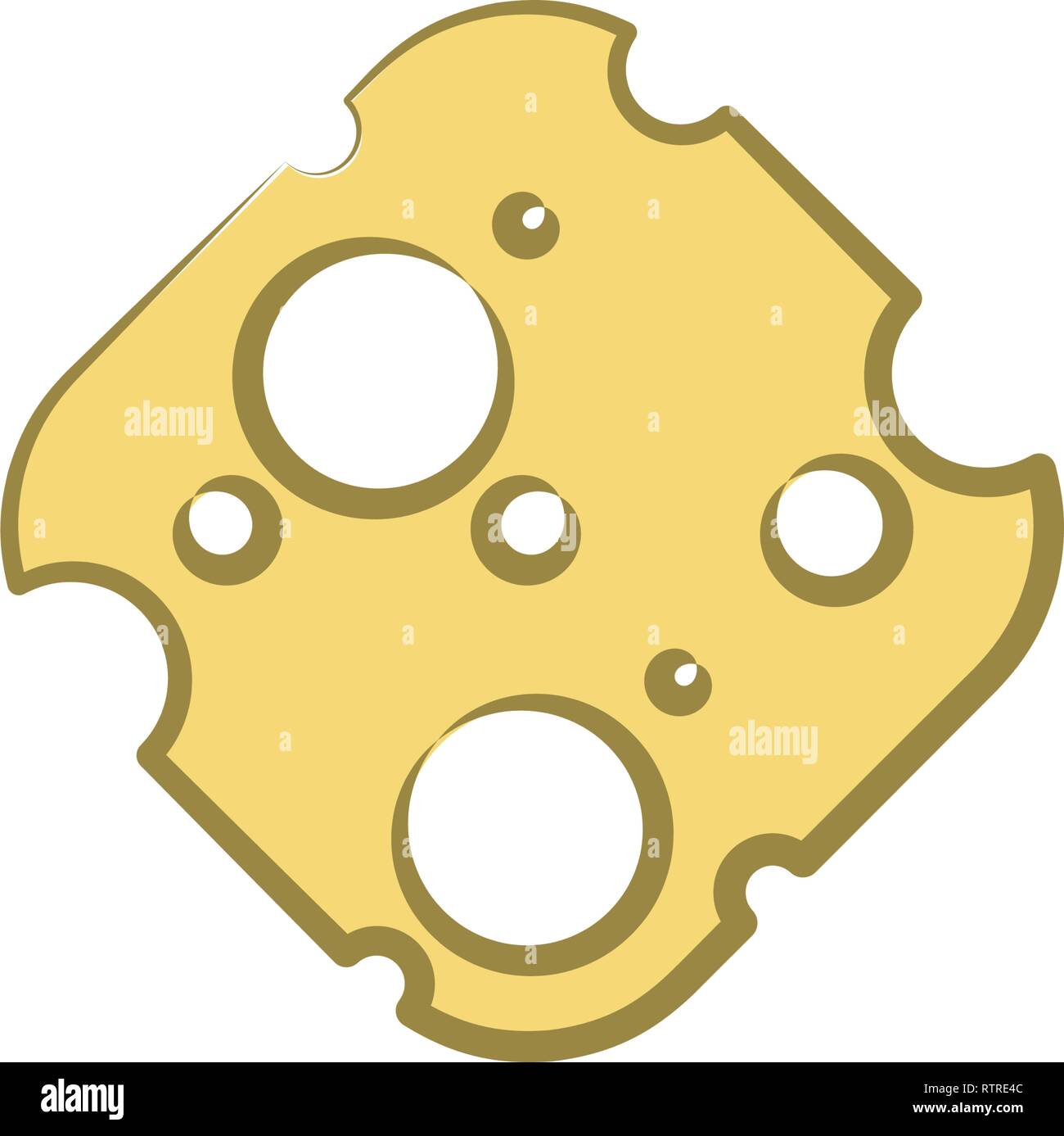 cheese slice logo symbol vector design element Stock Vector Image & Art ...