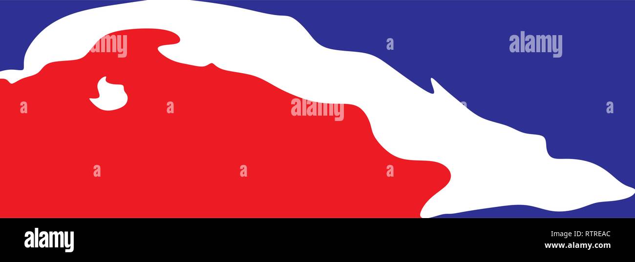cuba map logo vector icon design element Stock Vector Image & Art - Alamy