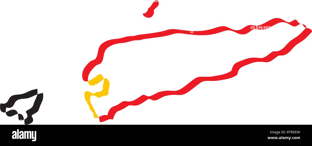 east timor map vector icon design element Stock Vector Image & Art - Alamy