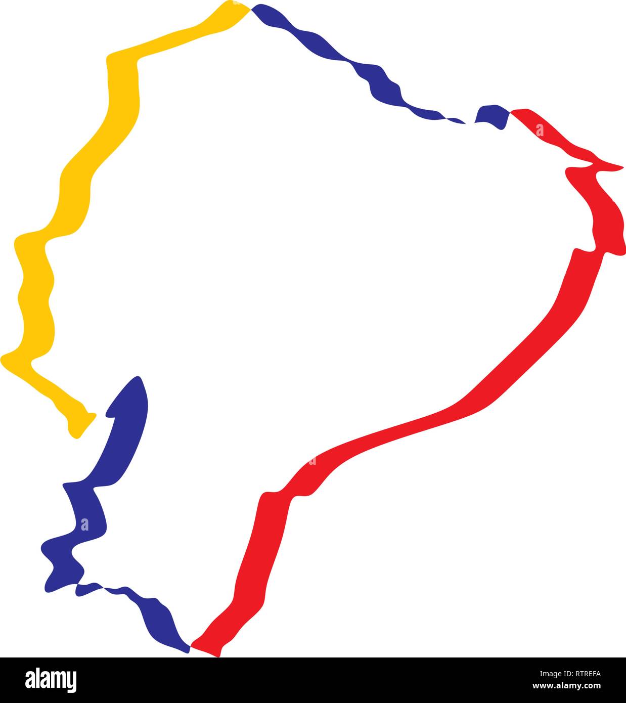 Ecuador map hi-res stock photography and images - Alamy