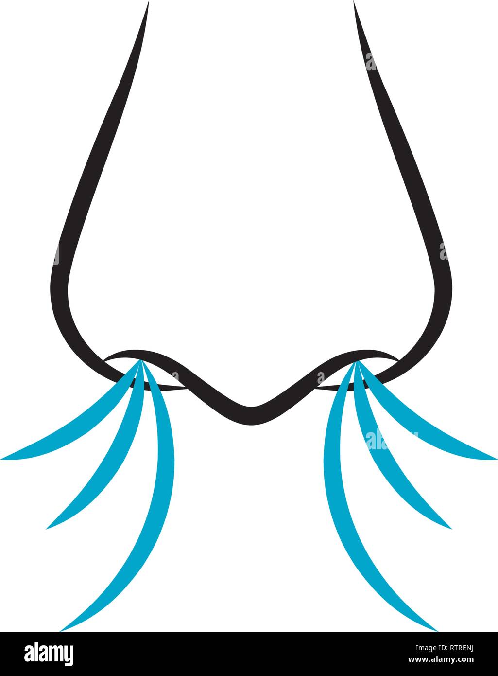 healthy breathing nose logo icon design Stock Vector Image & Art - Alamy