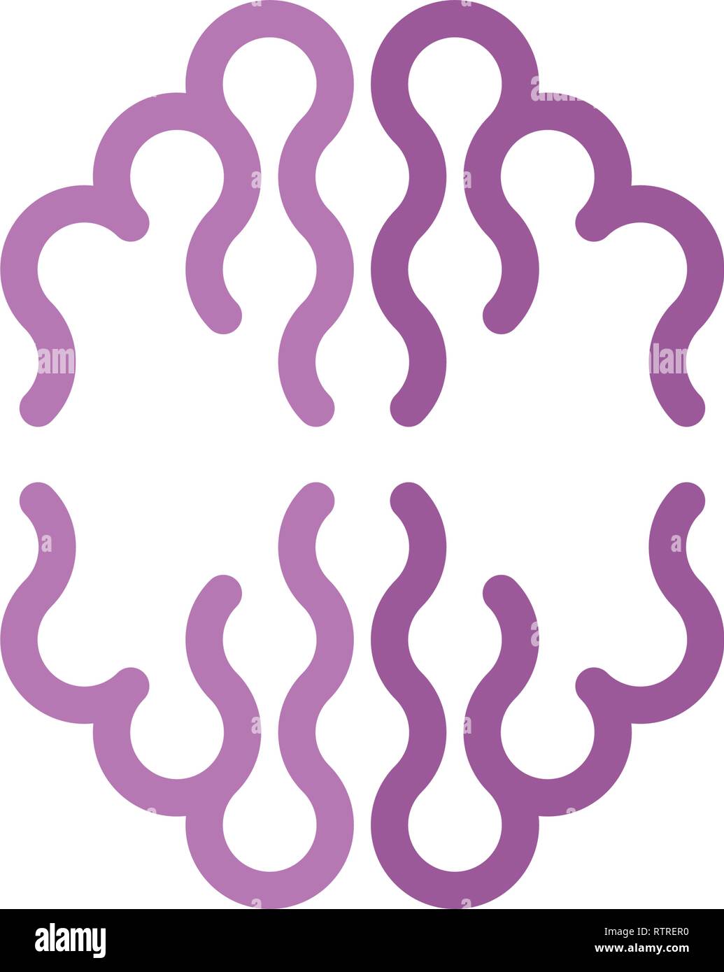 human brain think idea logo icon design Stock Vector Image & Art - Alamy