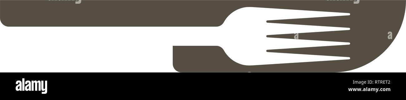 Fork logo hi-res stock photography and images - Alamy