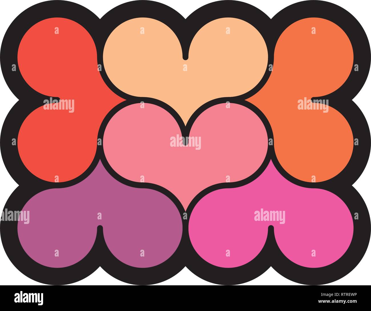 love box heart symbol logo icon Stock Vector Image & Art - Alamy