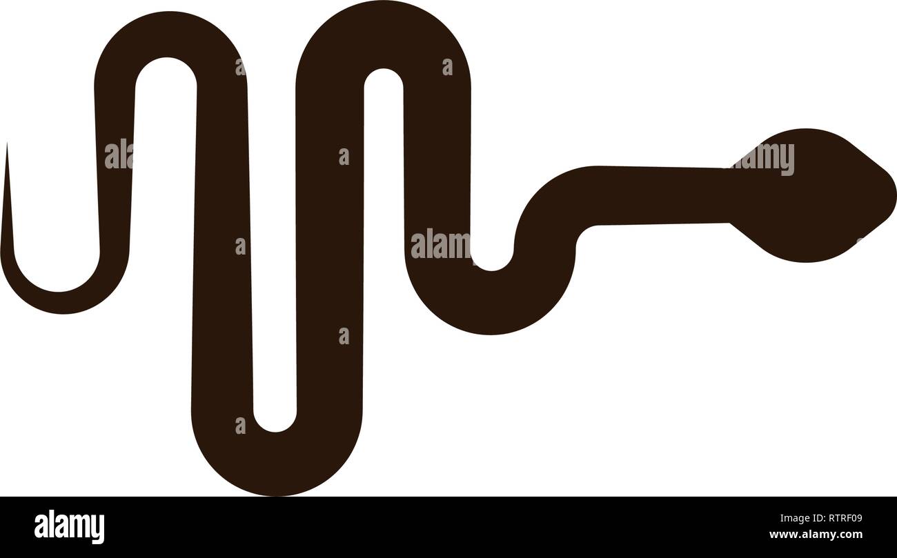 poison snake icon logo symbol Stock Vector Image & Art - Alamy