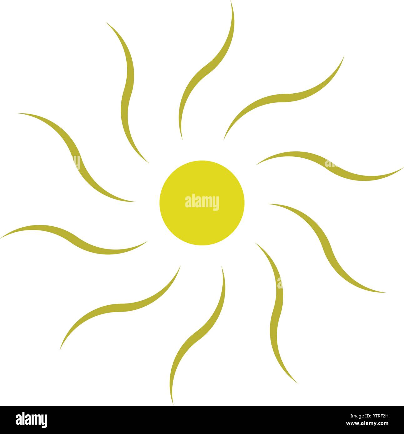 sun vector element icon logo symbol design Stock Vector Image & Art - Alamy