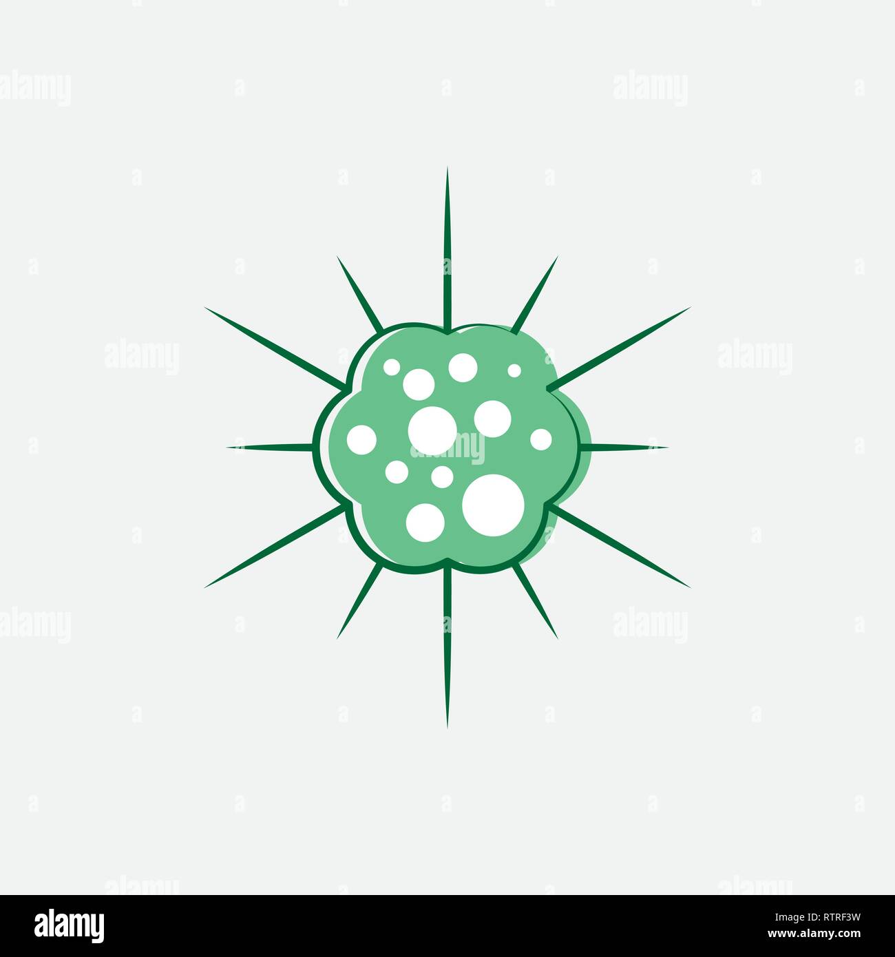 virus icon vector symbol design Stock Vector Image & Art - Alamy