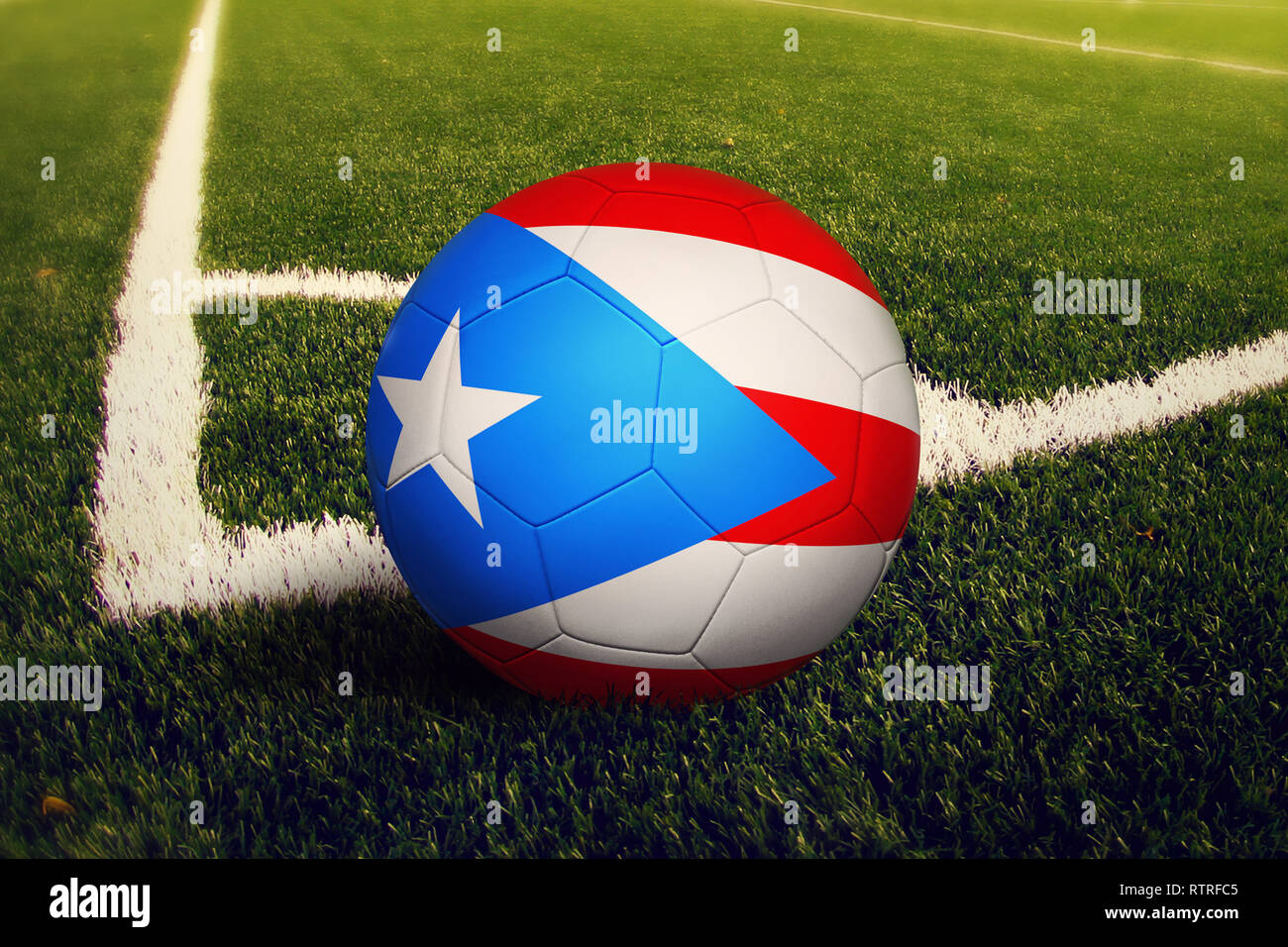 Flag puerto rico football soccer hi-res stock photography and images ...