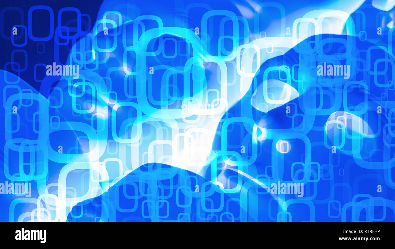 Ai technology cyber threats, digital information loading Stock Photo ...