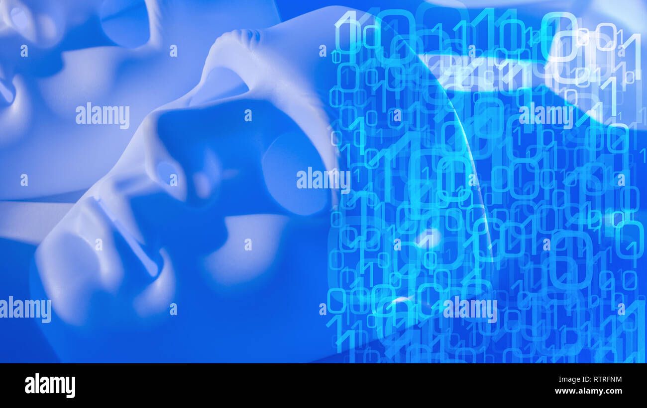 Robot machines learn human-like tasks Stock Photo - Alamy