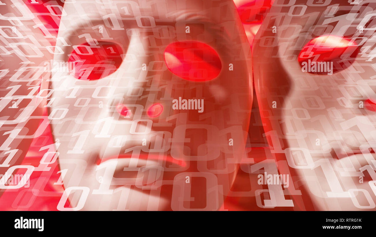 Artificial intelligence simulation of human intelligence Stock Photo ...