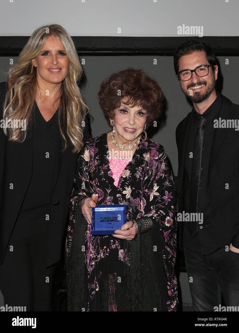 Filming Italy Opening Night Featuring: Tiziana Rocca, Gina Lollobrigida ...