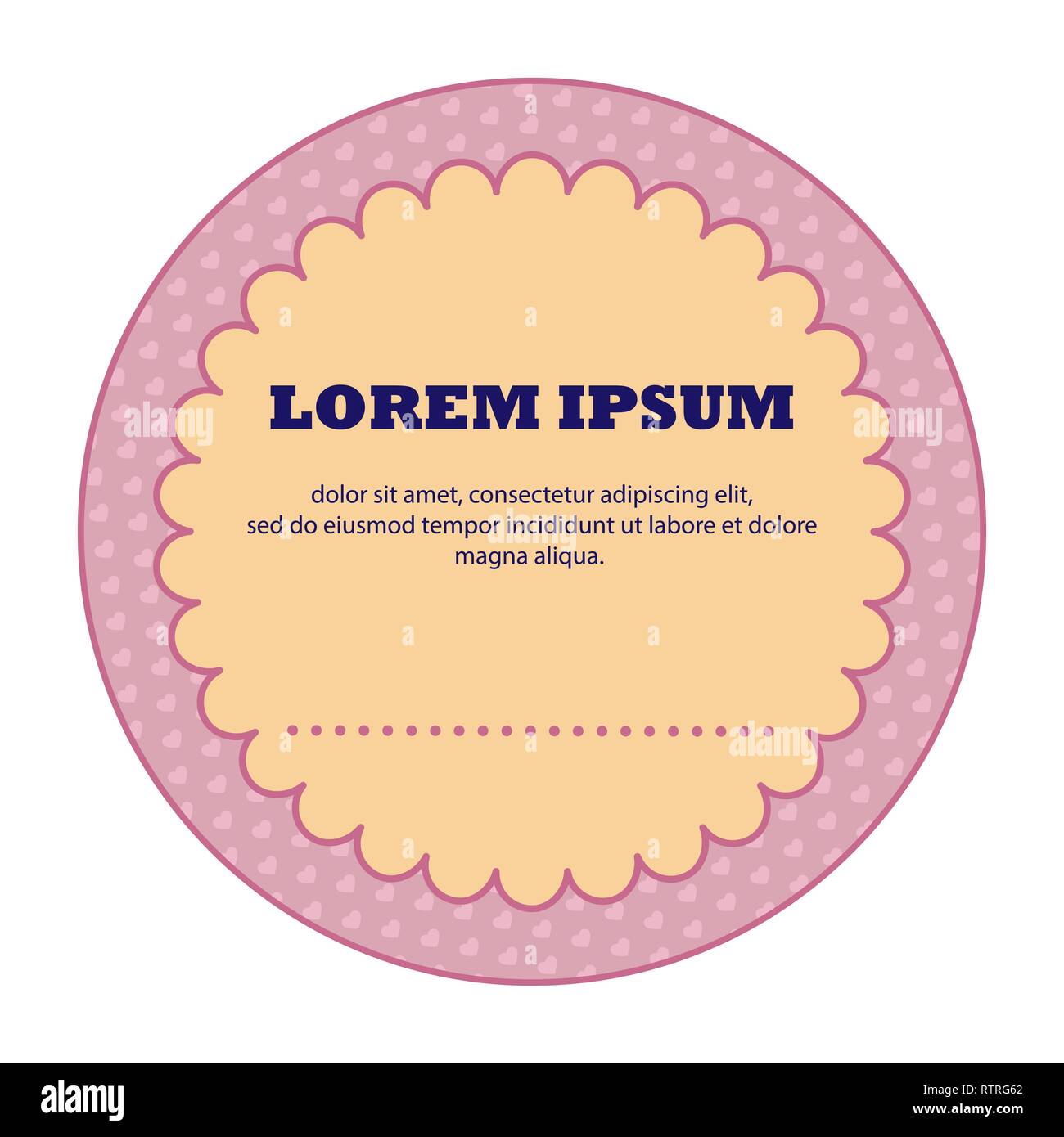 Design element for the design of a greeting card Stock Vector Image ...