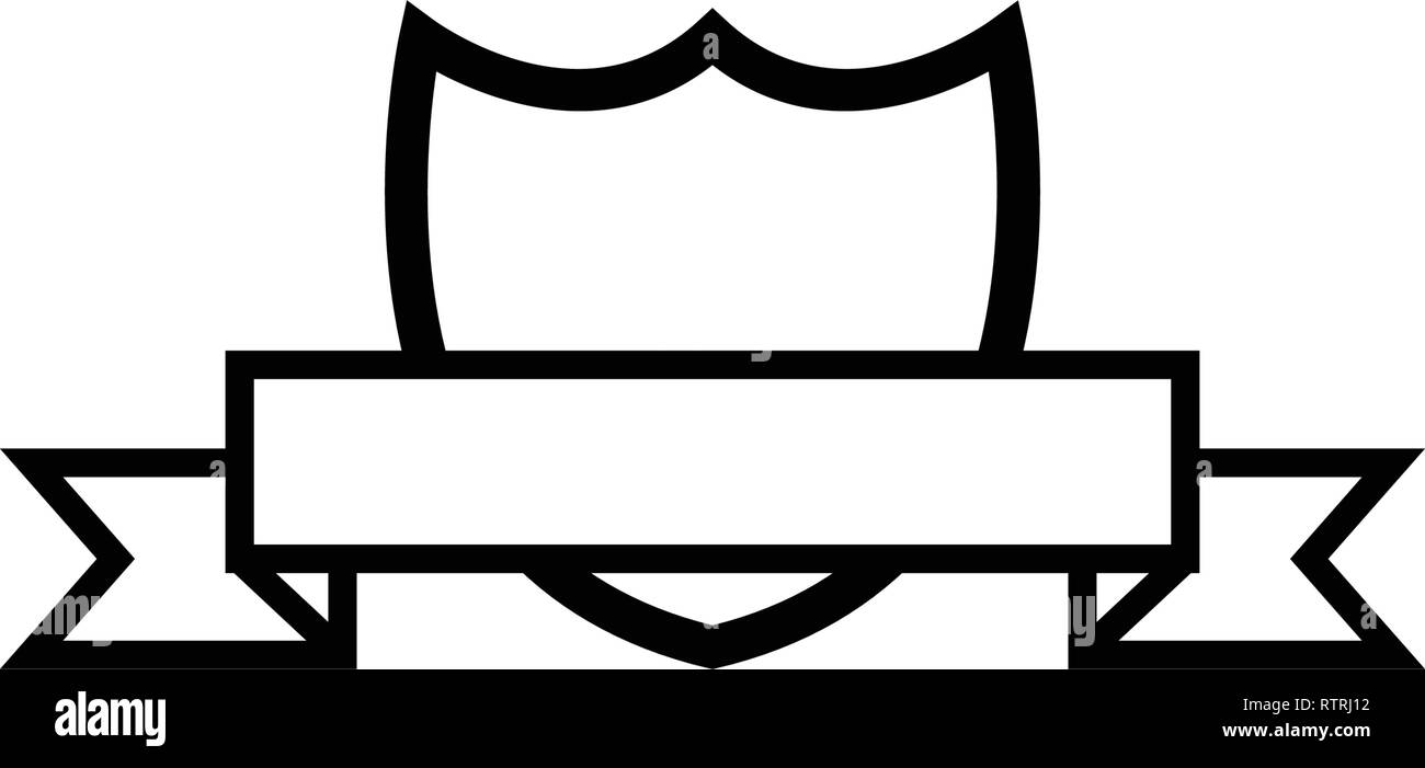 Blank Crest Shield Template