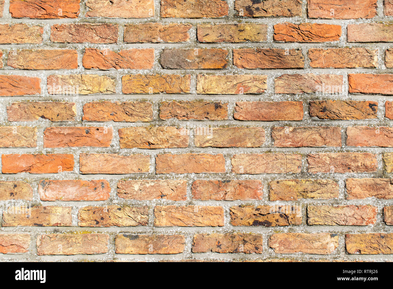 Rustic brick wall texture pattern background Stock Photo - Alamy