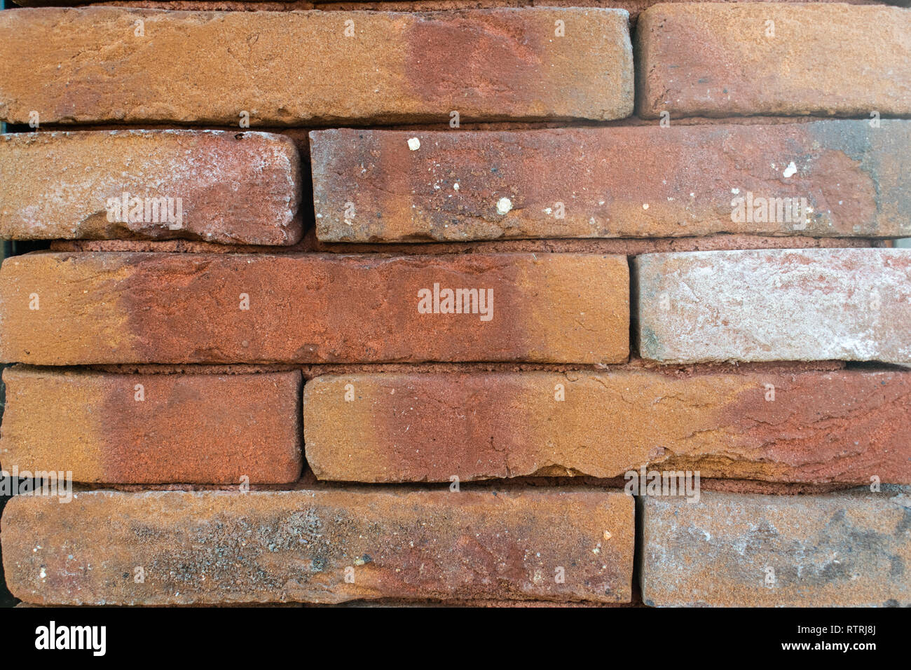 Rustic brick wall texture pattern background Stock Photo - Alamy
