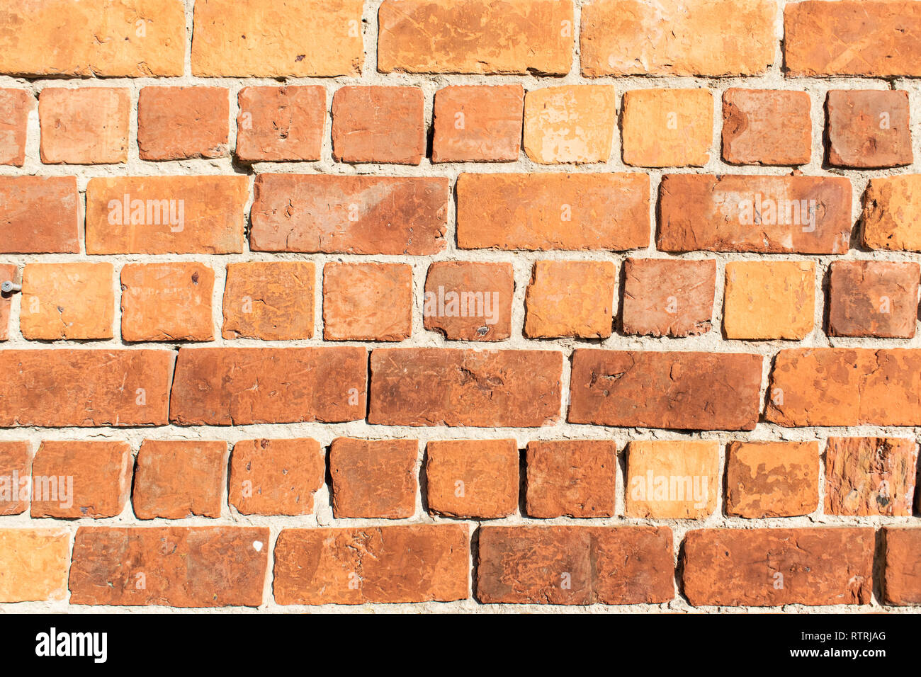 Rustic brick wall texture pattern background Stock Photo - Alamy