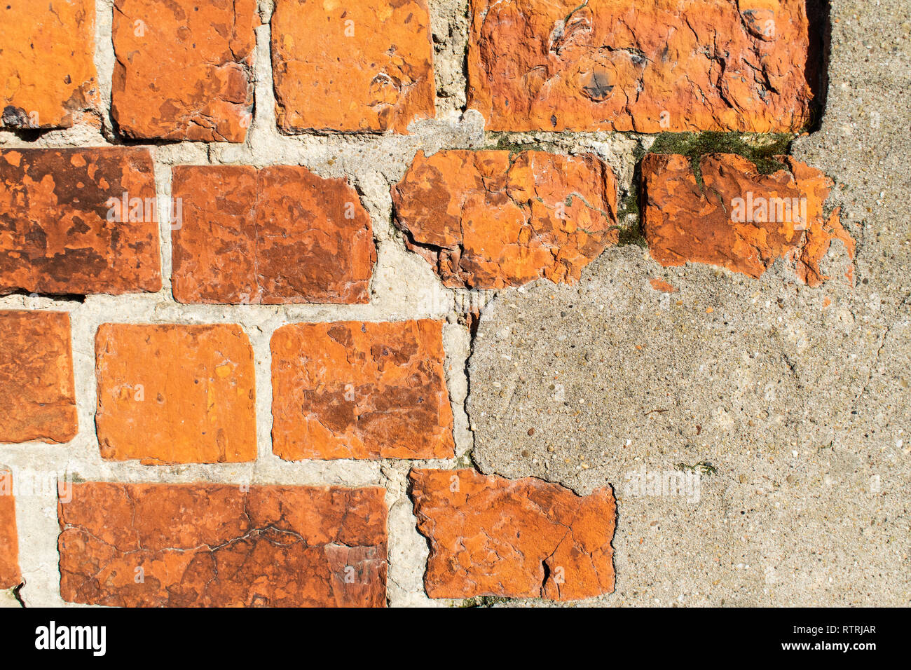 Rustic brick wall texture pattern background Stock Photo - Alamy